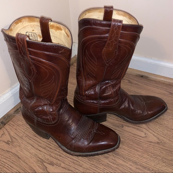 Dan Post | Shoes | Dan Post Style 6683 Cordovan Western Boots Sz 85 ...
